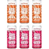 Coolberg Cranberry Non Alcoholic Beer 300ml CANs - Pack of 6 (300ml x 6 ...