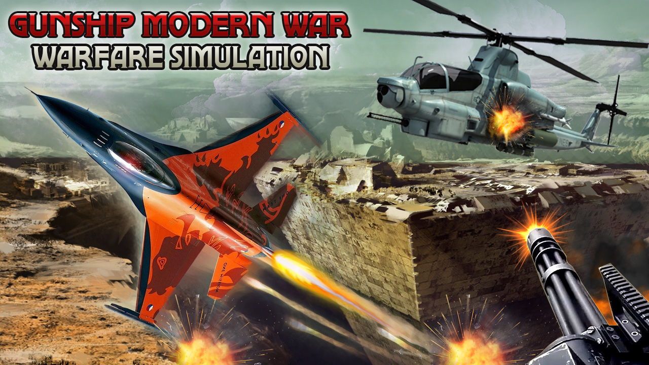 Gunship Modern War Warfare Simulation - Helicopter Game Pro: Amazon.it ...