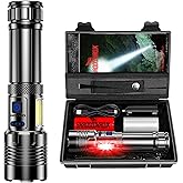 Shadowhawk Led Torch Light Rechargeable, 10000 Lumens Flash Light Torch ...