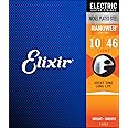 Elixir 12052 Strings Electric Guitar Strings w NANOWEB Coating, Light ...