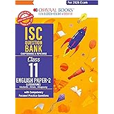 Oswaal ISC Question Bank Chapterwise & Topicwise Solved Papers Class 11 & 12 English-1 For 2026 ...