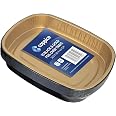 Coppice Strong Gold & Black Aluminium Foil Trays for Baking, BBQ ...