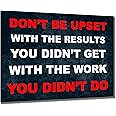 DON'T BE UPSET Life Inspirational Motivational Quote Sign Poster Print ...