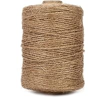 tenn well 3Ply Jute Garden Twine, 500 Feet Natural Brown Twine String ...