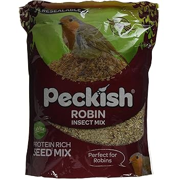 Peckish Robin Bird Seed and Insect Mix, 2 kg: Amazon.co.uk: Garden ...