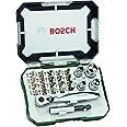Bosch 27pc.Screwdriver Bit and Ratchet Set (PH-, PZ-, Hex-, T-, S-Bit ...