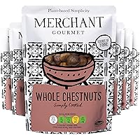 Merchant Gourmet Whole Cooked Chestnuts - Pack of 6 x 180 g Ready-to ...