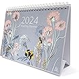 Exacompta - Ref GS037Z 2024 Desk Calendar/Monthly Planner Bee Design ...