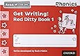 Read Write Inc. Phonics: Get Writing! Red Ditty Book 1 Pack of 10 ...