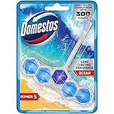 Domestos Power 5 Ocean Toilet Rim Blocks 2x 50 g toilet freshener with ...