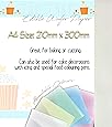 Edible Wafer Rice Paper 25 Sheets A4 sized plain white: Amazon.co.uk ...