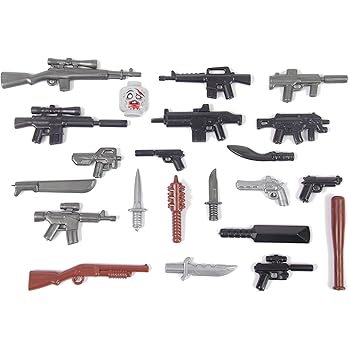BrickArms Zombie Difesa Pacco 2016, Armi Set Personalizzato armi per ...