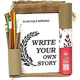bioQ Plantable Stationery Combo, 4 Seed Pen + 4 Seed Pencil in a Box ...
