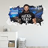 Beautiful Game WWE Wall Decal - RAW Smashed Arena Vinyl Sticker Decal ...