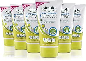Simple Spotless Skin Triple Action Face Wash 150ml : Amazon.co.uk: Beauty