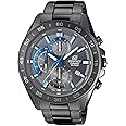 Casio EDIFICE Reloj en caja sólida, 10 BAR, Negro, para Hombre, con Correa de Acero inoxidable ...