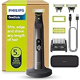 Philips OneBlade 360 Face, Authentic Hybrid Electric Beard Trimmer ...