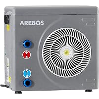 Arebos Warmtepomp voor Zwembaden tot 20000 L waterinhoud ...