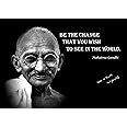 Mahatma Gandhi Life Inspirational Motivational Quote Sign Poster Print ...