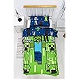 Minecraft Creeper Single Duvet Cover Officially Licensed Reversible Two ...