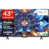 TCL 108 cm (43 inches) 4K Ultra HD Smart QLED Google TV 43P71K : Amazon ...