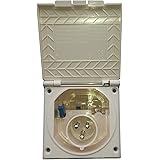 CEE Steckdose für Wohnmobil Caravan bzw. Wohnwagen * Farbe: Silber ...