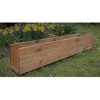 Extra Large Wooden Garden Planter Plant Pot Box Flower Herb Veg Wood ...