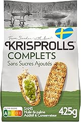 KRISPROLLS - Petits Pains Suédois Complets - Sans Sucres Ajoutés - Sans ...
