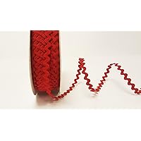 Bertie's Bows White 7mm RIC Rac Trim on a 3m Length (Cut from a roll ...