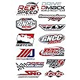 1 SHEET - Sponsor Sponsors Logo Sticker Stickers Racing Tuning Moto ...