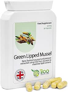 Green Lipped Mussel Supplement (500mg) - 90 Capsules | High Grade New ...