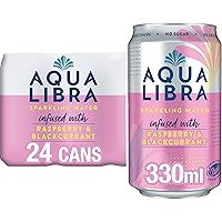 Aqua Libra Sparkling Water, Sugar Free Fruit Water, No Sugar, No Calories, Cucumber, Mint & Lime ...