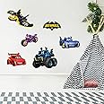 Batwheels™ Wall Sticker - Set of 5 Vehicles Decal DC Superhero Art ...