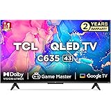 TCL 108 cm (43 inches) Bezel-Less Series 4K Ultra HD Smart LED Google TV 43P635 (Black) : Amazon ...