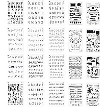 Druckbare Schreibschrift Buchstabenschablonen