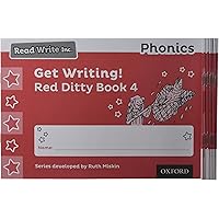 Read Write Inc. Phonics: Get Writing! Red Ditty Book 6 Pack of 10 ...