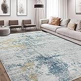 Large Rugs for Living Room 200x300, Soft Short Pile Rug, Non-Slip ...