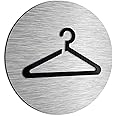 ALÚMADESIGNCO Modern Changing Room Sign - Metal/Acrylic Cloakroom Signs ...