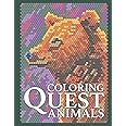 Coloring Quest: ANIMALS (Color Quest Color By Number, Band 9) : Drawing ...