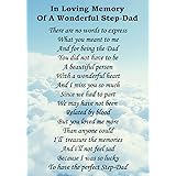 In Loving Memory Of A Special Step Dad Memorial Graveside Funeral Poem ...