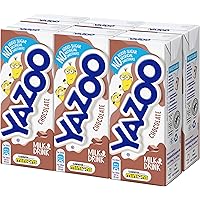 YAZOO Chocolate No Added Sugar Milkshake Milk Drink 6 x 200ml, Pack of ...