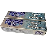 Deep Freeze Cold Gel Fast Targeted Pain relief, Multipack of 2, (35g ...