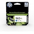 HP 3JA27AE 963XL High Yield Original Ink Cartridge, Cyan, Single Pack ...
