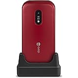 Doro 6040 Unlocked 2G Dual SIM Clamshell Big Button Mobile Phone for ...