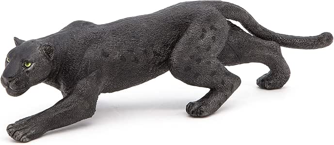 Papo 50026 Black leopard WILD ANIMAL KINGDOM Figurine, Multicolour ...