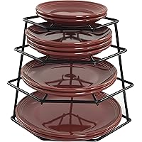Buckingham 4 Tier Corner Plate, Kitchen Cupboard Organiser, Storage ...