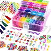 Sanlebi 15000+ Pcs Loom Band Kit - 32 Colors DIY Rubber Loom Bands ...