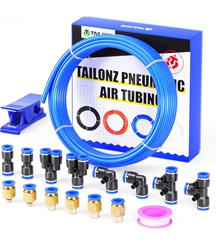 Pneumatic Fittings PK6 Pneumatic Air Flow Manifold – Quick Connector ...