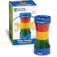 Learning Resources Time Tracker® Visual Timer & Clock : Amazon.co.uk ...