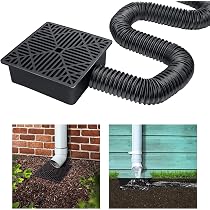 Downspout Splash Block Catch Basin Downspout Extension, Frost Gutter ...